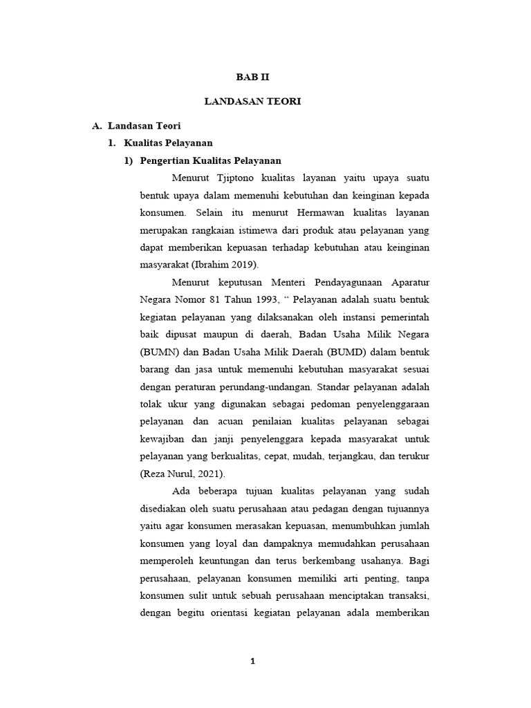 BAB II Skripsi | PDF