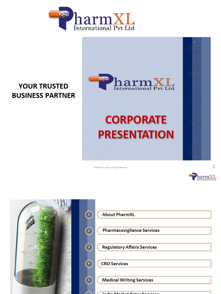 PharmXL INTERNATIONAL - CORPORATE PRESENTATION | PDF