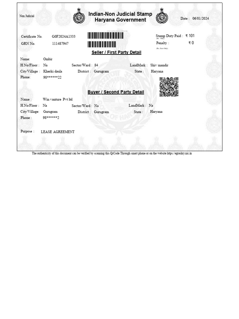 Stamp Paper Ajit Singh | PDF