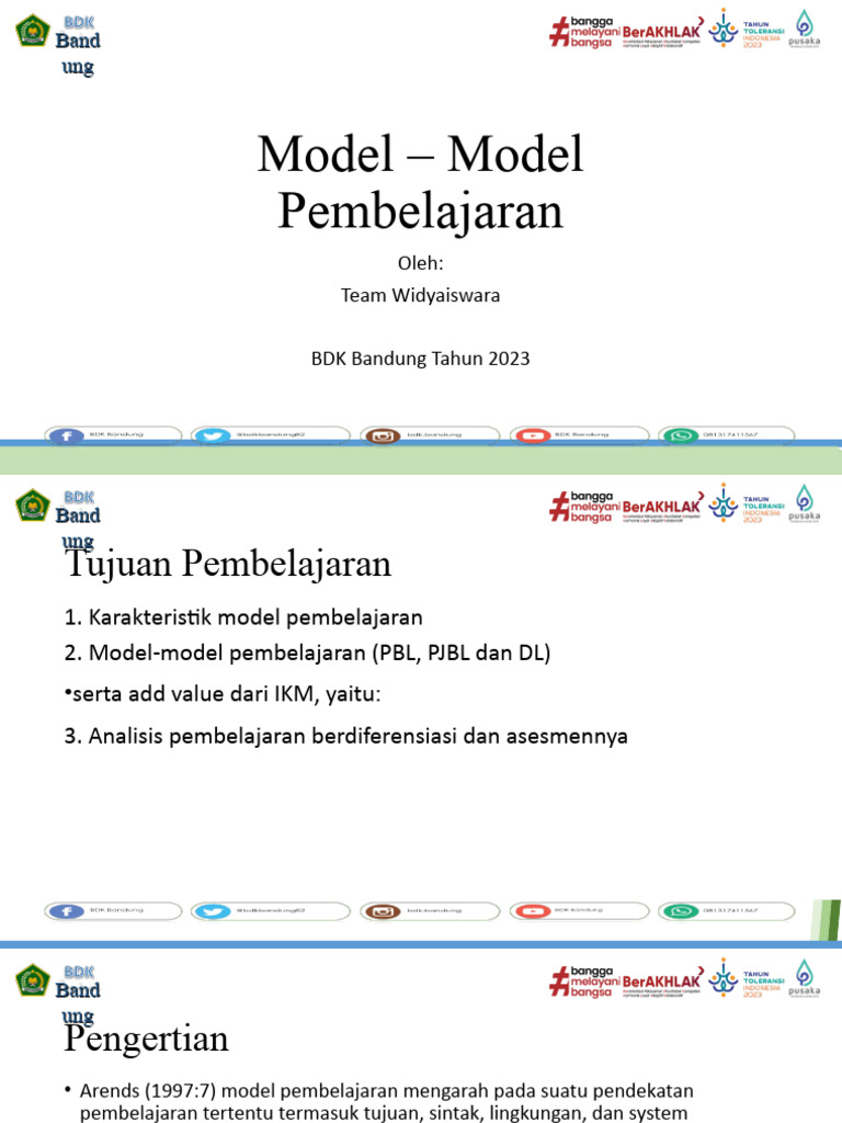 Model Pembelajaran | PDF