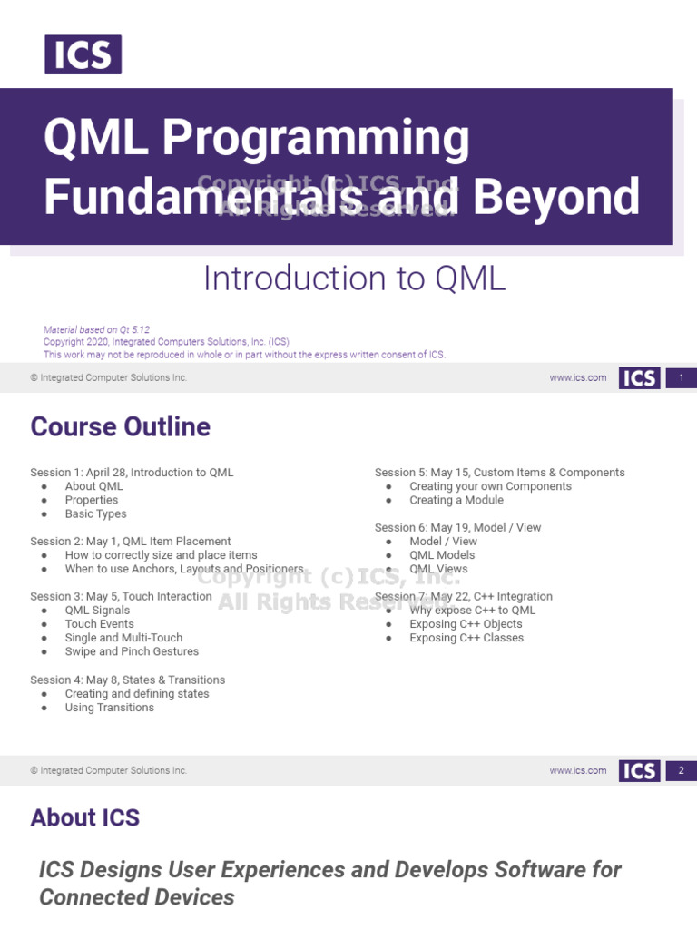 Session 1 - Introduction To QML | PDF | Computers
