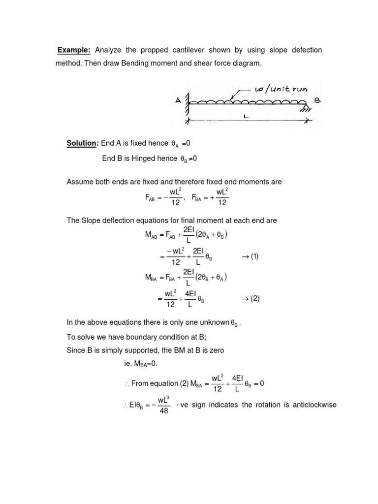 Solved Problems in Cont. Beams - Slope - Delfection | PDF