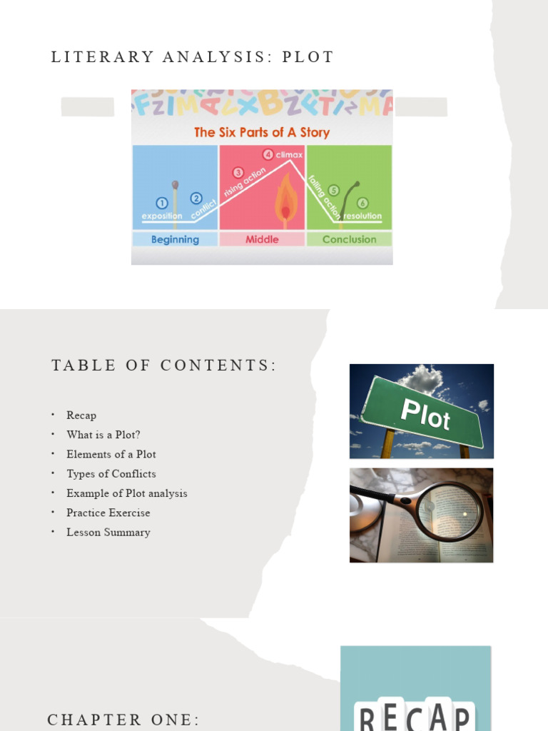 Literary Analysis= Plot | PDF