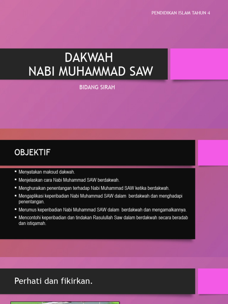Dakwah N. Muhammad Sirah T4 | PDF