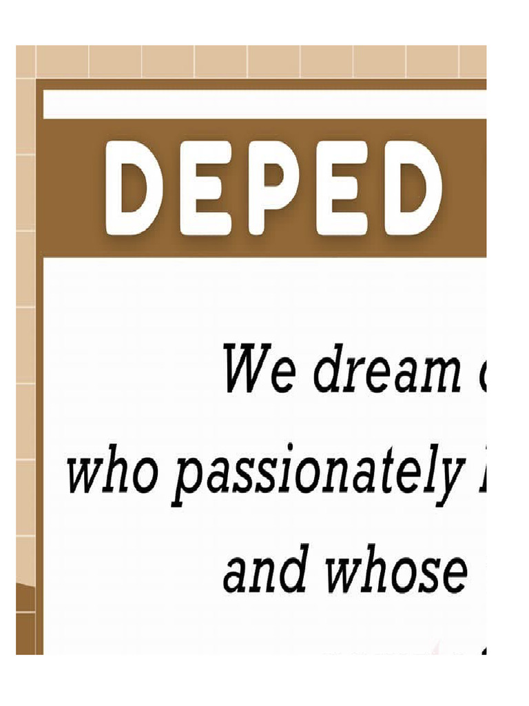 DepEd Mission Vision Core Values | PDF