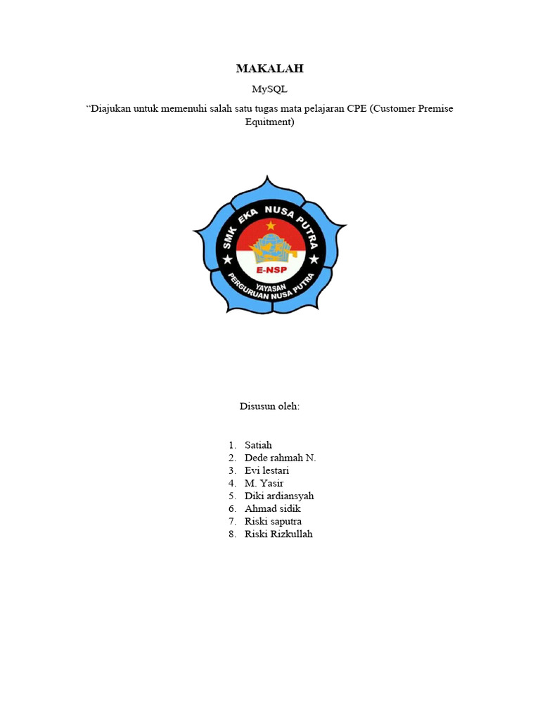 Sejarah dan Fitur MySQL | PDF | Komputer