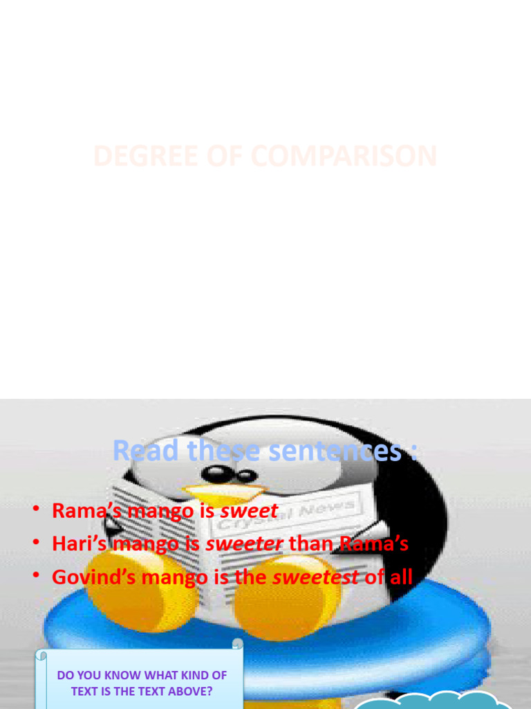 Degree of Comparison | PDF | Grammar | Languages