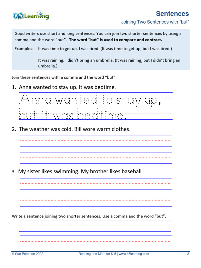 k5 Grammar Grade 2 Sample1 | PDF