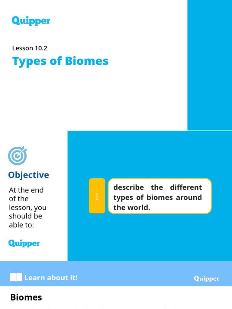 Science 7 10.2 Types of Biomes | PDF