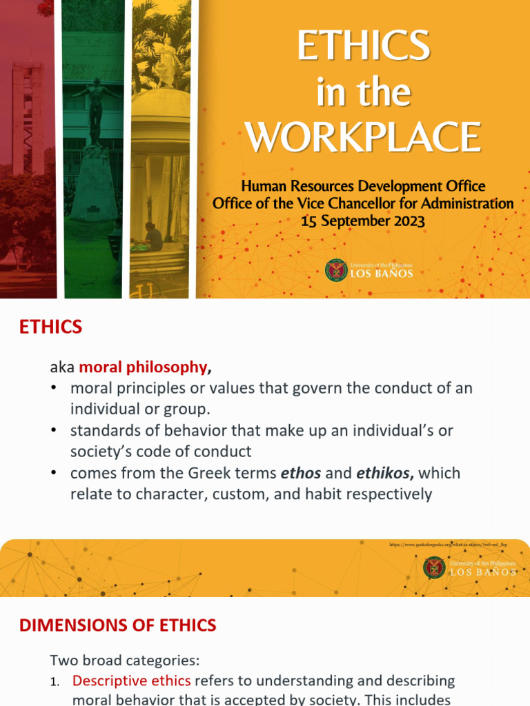 Ethics in Public Service Standards | PDF
