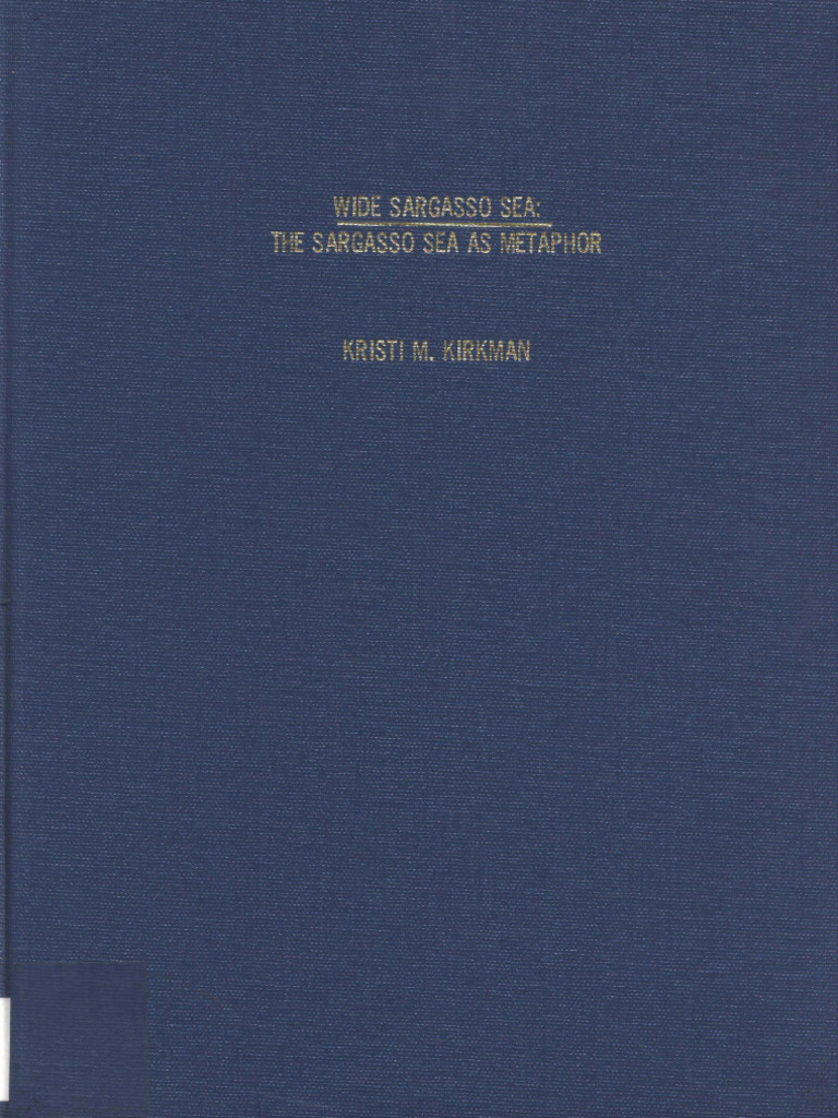 Wide Sargasso Sea - The Sargasso Sea As Metaphor | PDF