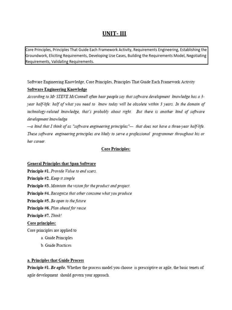 Unit- 2 Part 2 Principles | PDF