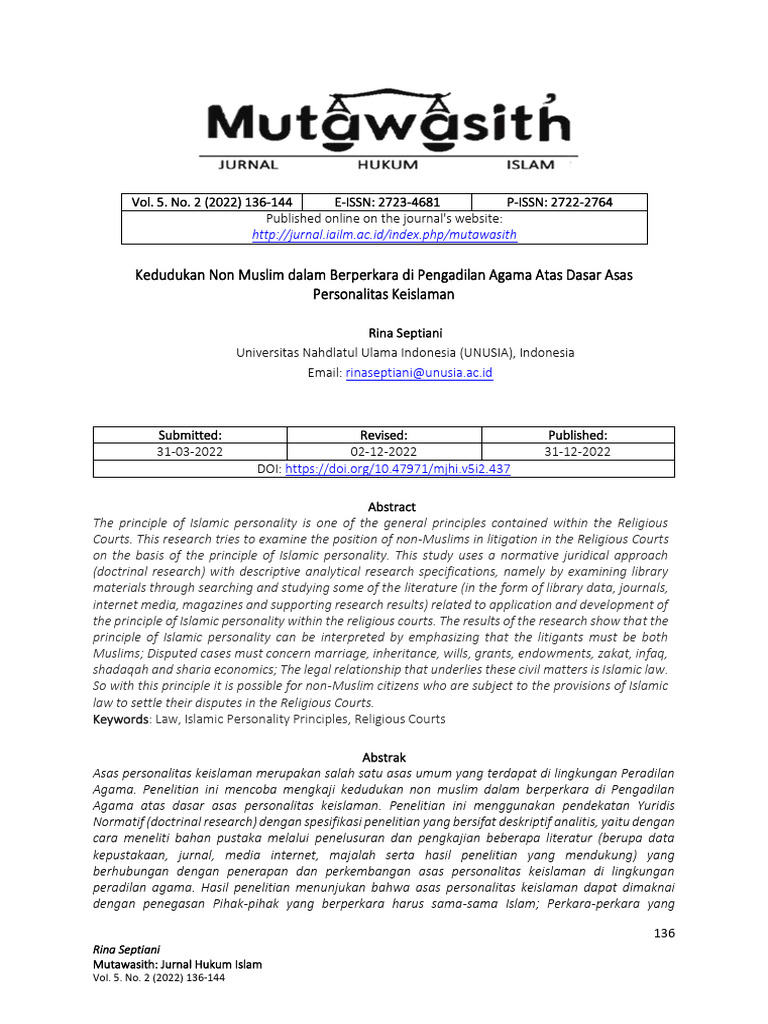 437-Article Text-1484-1-10-20230105 | PDF | Abrahamic Religions ...