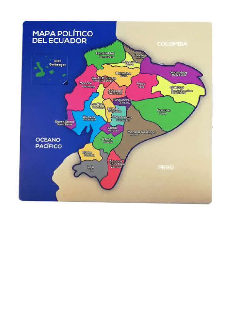 Mapa Politico Ecuador | PDF