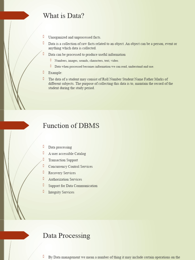Slide Database Concept | PDF | Relational Database | Sql