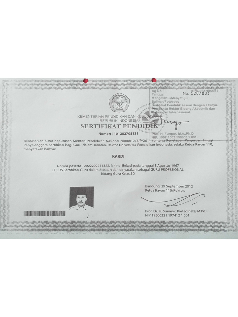 Serti Pendidik | PDF