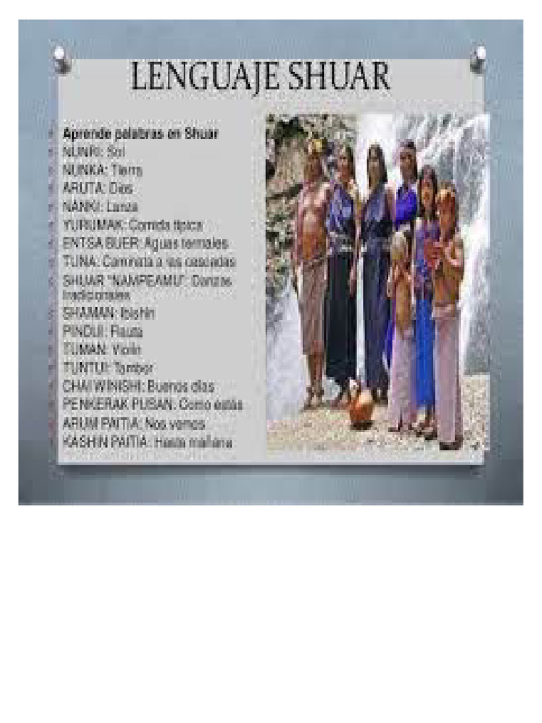 Lenguaje Shuar | PDF