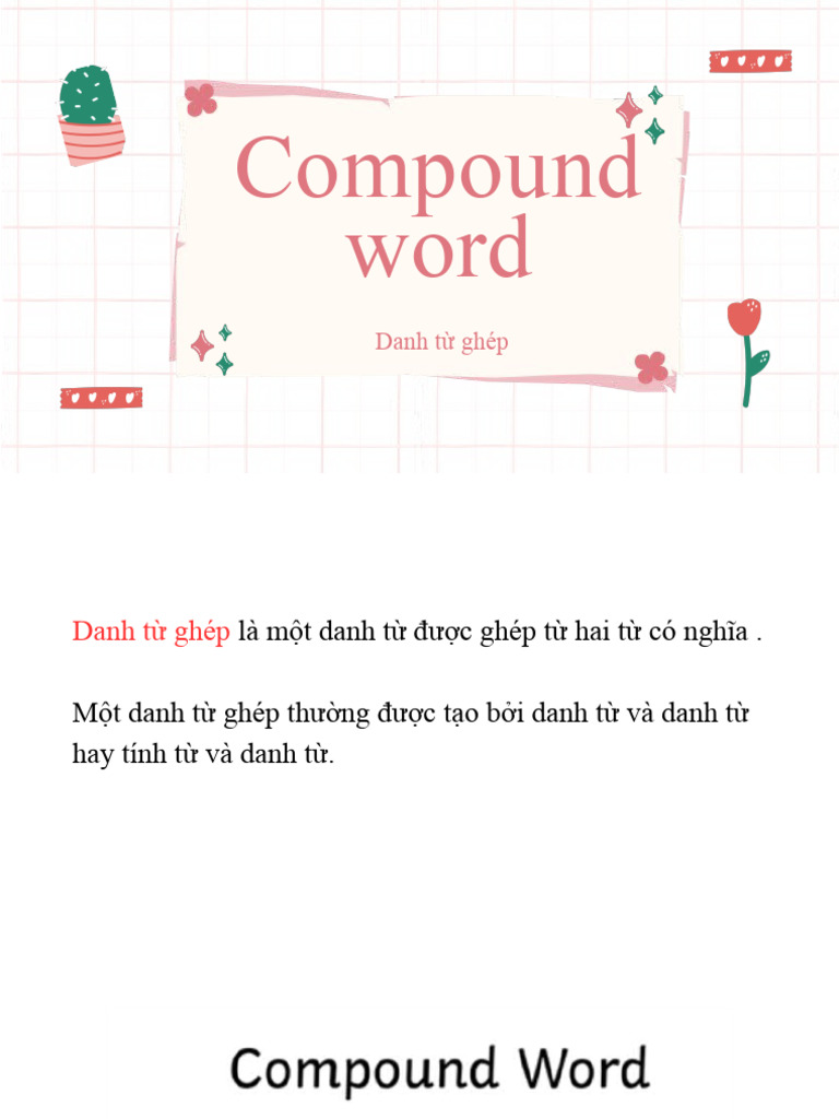 Compound Word | PDF