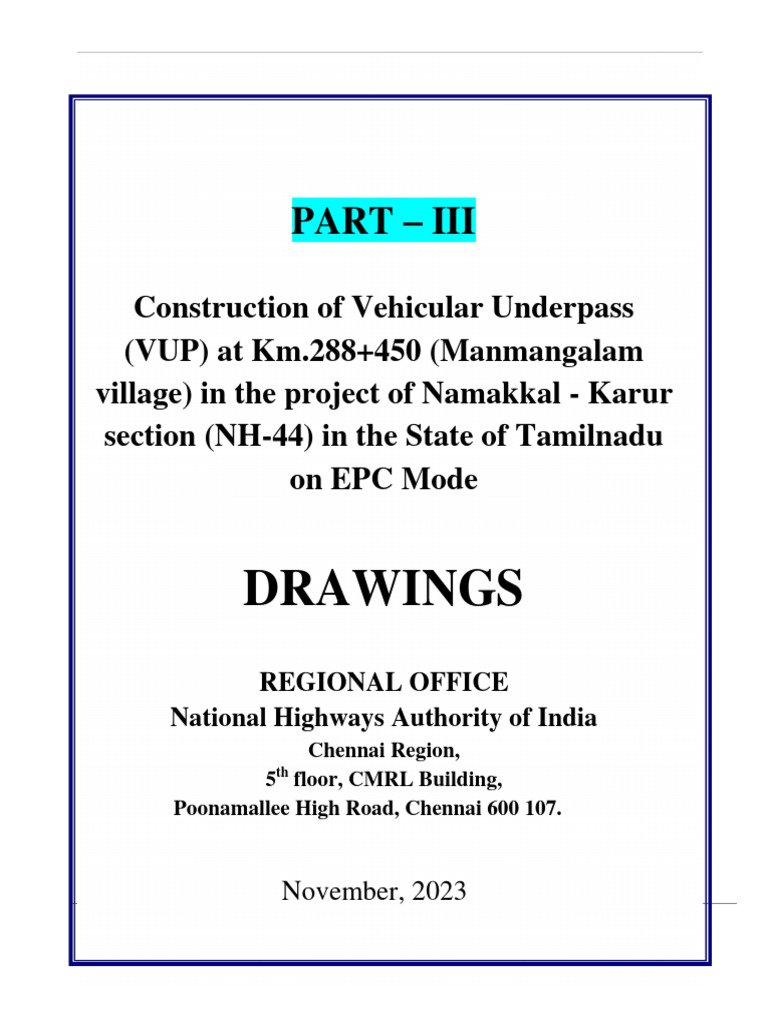 Part III Drawings | PDF