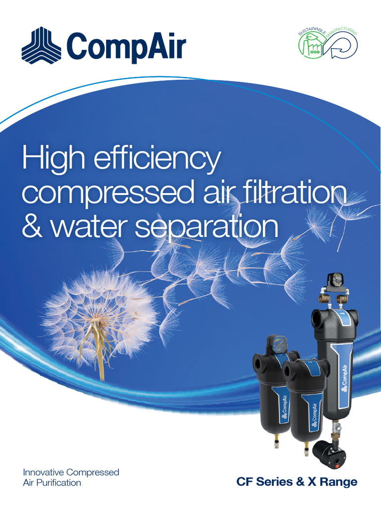 23277_CompAir_Filter_Brochure_Updates_EN_work | PDF | Filtration | Water