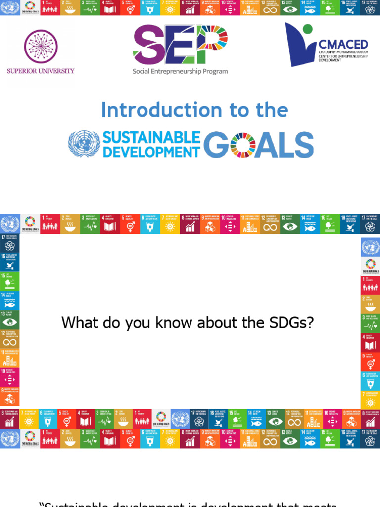 SDGs Workshop Updated - Copy | PDF
