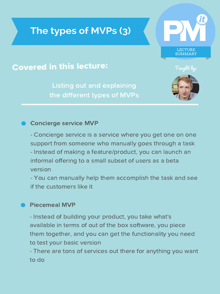 Cheat+Sheet+ +the+Types+of+Mvps+ | PDF