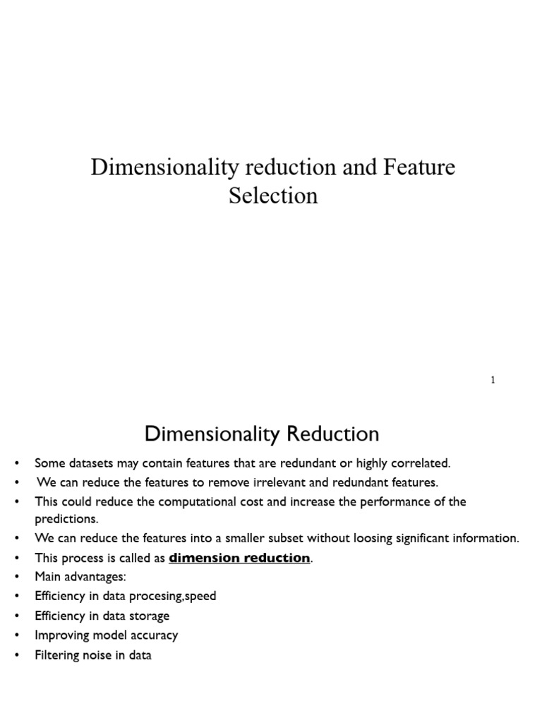 Feature Selection | PDF