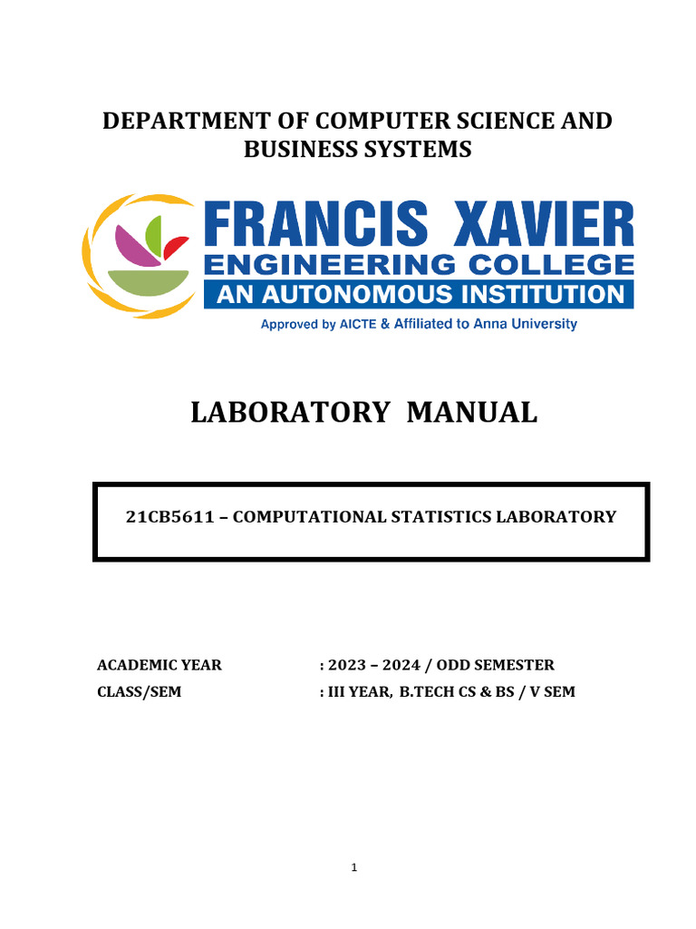 CS Lab Manual New Format | PDF