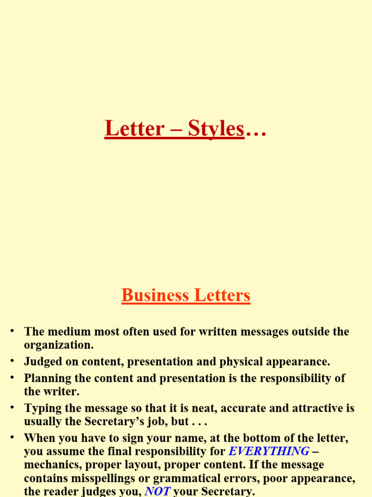 Letter Writing, Forms Etc. | PDF