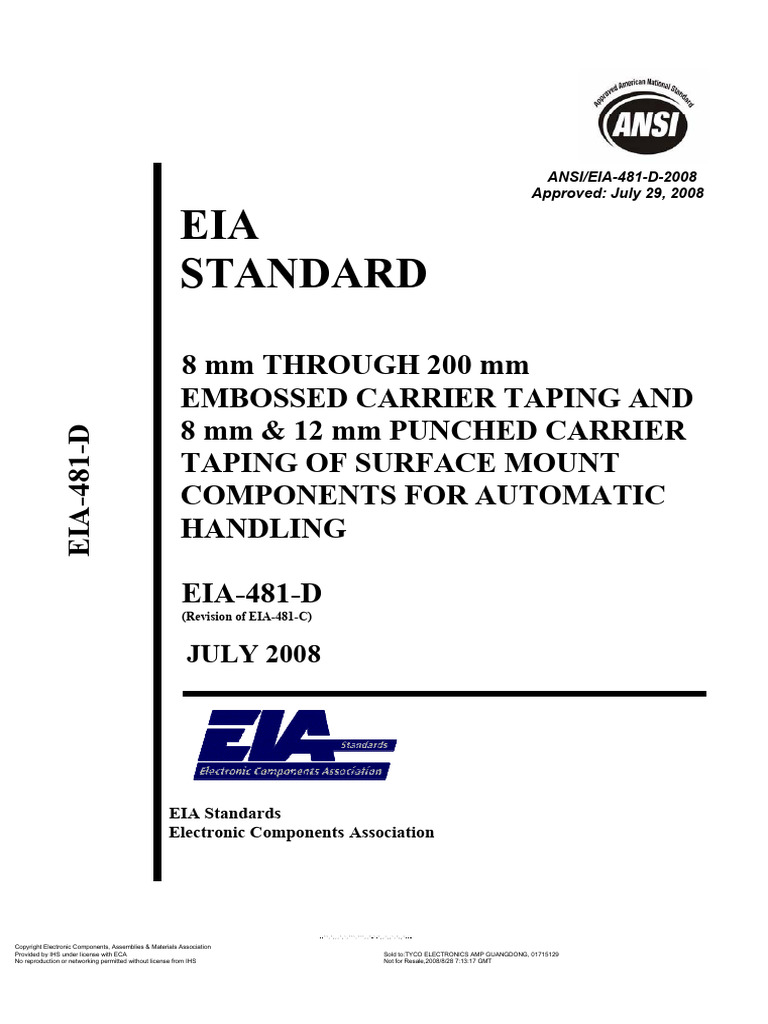 Eia 481-D-2008 | PDF