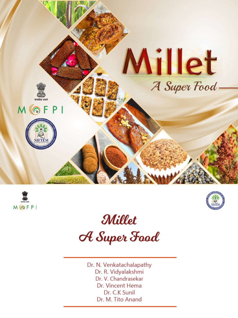 Millet - Coffee Table Book - NIFTEM-Thanjavur | PDF