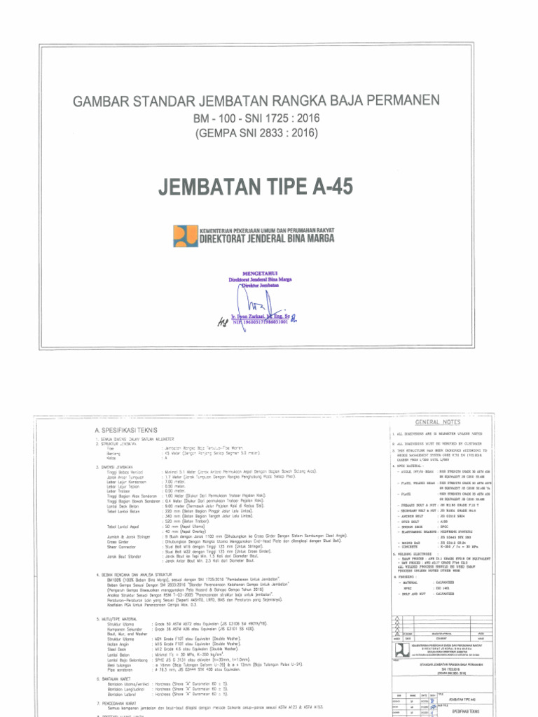 Rangka Baja A45 | PDF