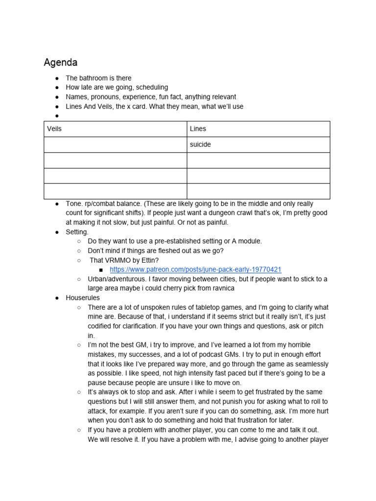IRL Session Guidelines and Expectations | PDF | Self-Improvement