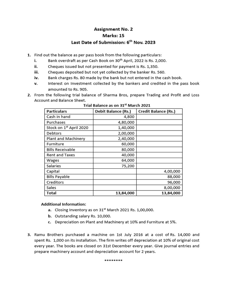 FOA Assignment 2 | PDF