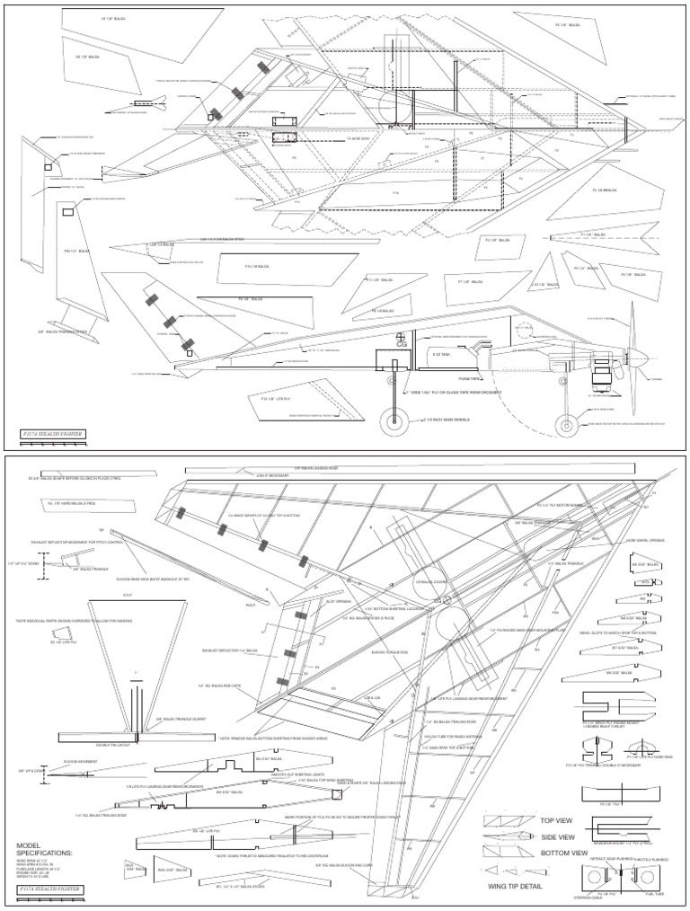 Model Aircraft Building Guide | PDF