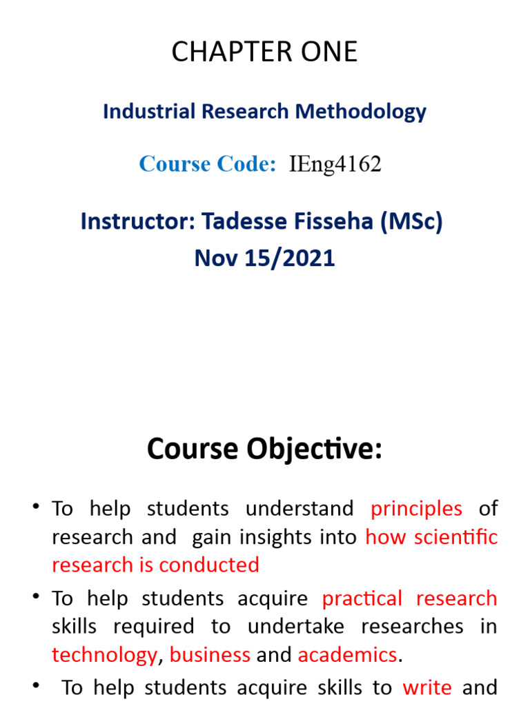 CH 1 RM | PDF | Methodology | Quantitative Research