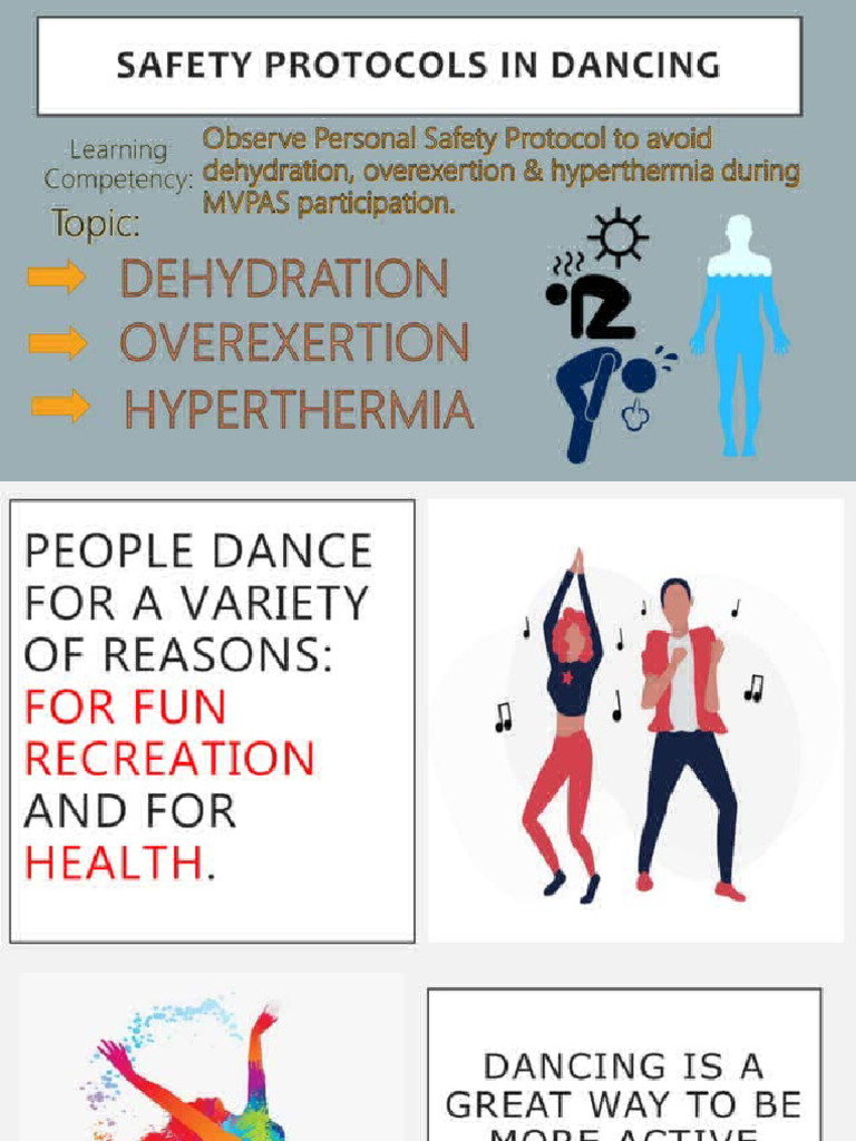 Observe Personal Safety Protocol in Dancing To Avoid Dehydration Overexertion Amp Hyperthermia ...