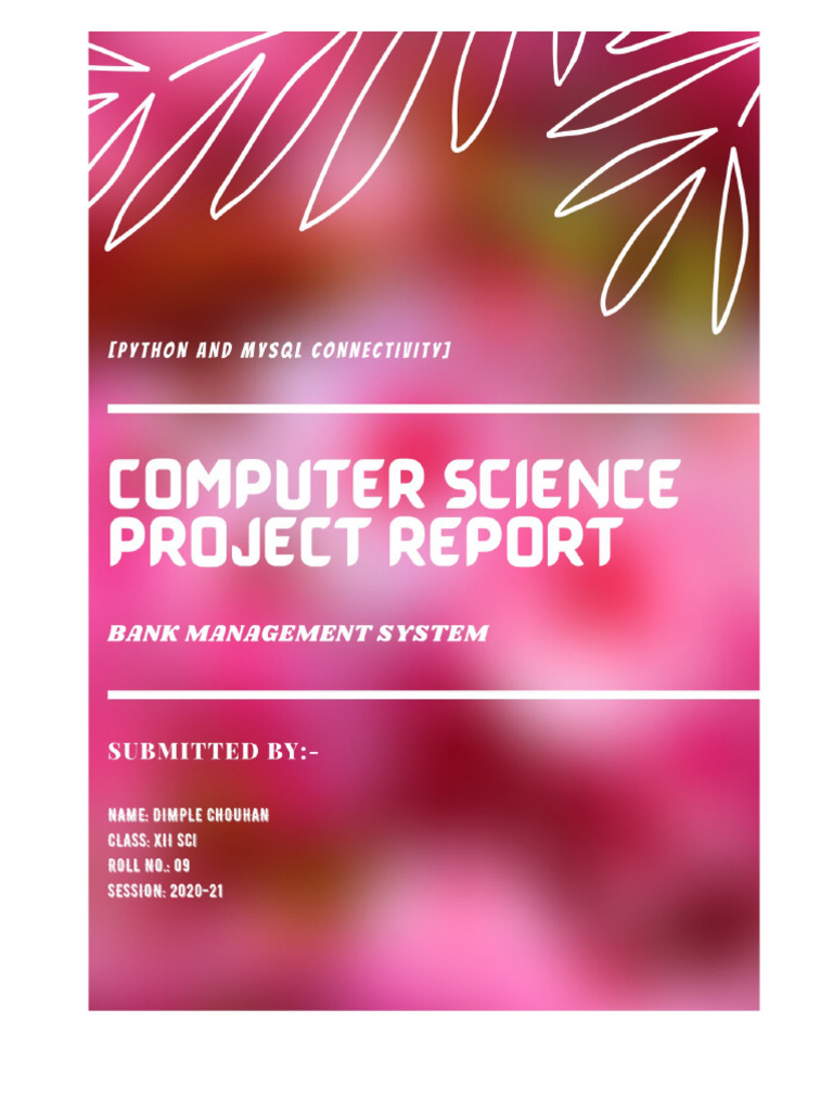 Computer Science Project File Class 12 EXTERNALS | PDF | Teaching ... Computer Science Project File Class 12 EXTERNALS | PDF | Teaching ...
