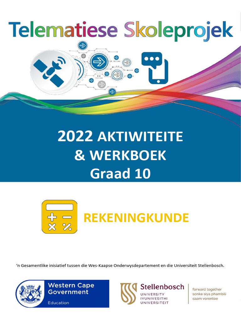2022.werkboek - Rekeningkunde Graad 10 AFR | PDF