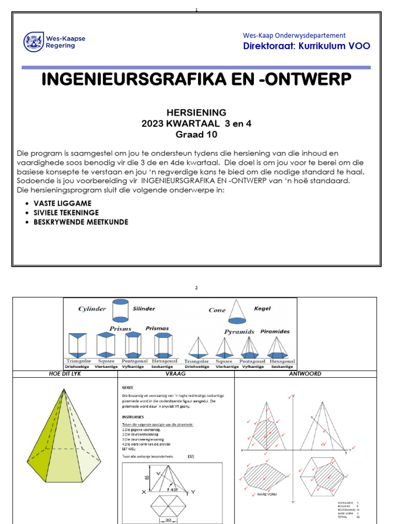 GR 10 INGENIEURSGRAFIKA EN -ONTWERP KWARTAAL 3_4_ HERSIENING_2023 new new | PDF