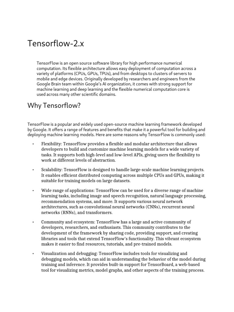 Tensorflow Vs Pytorch | PDF