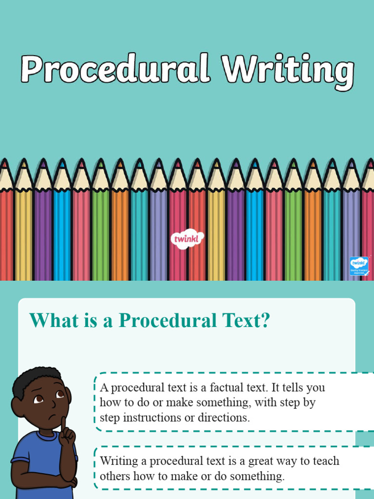 Procedural Writing | PDF