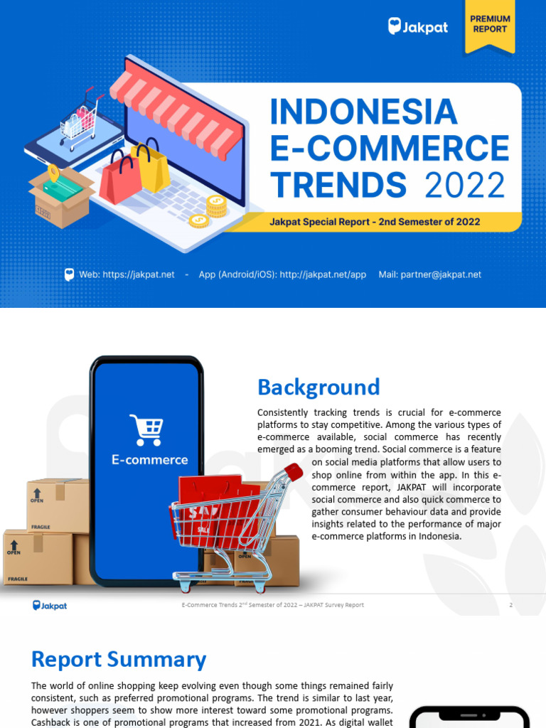 2022 Indonesia E-Commerce Insights | PDF | E Commerce | Online Shopping