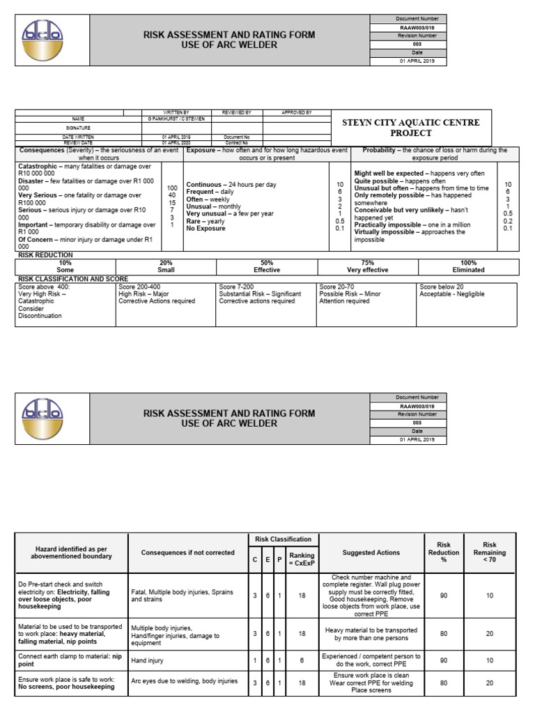 Arc Welding RA | PDF