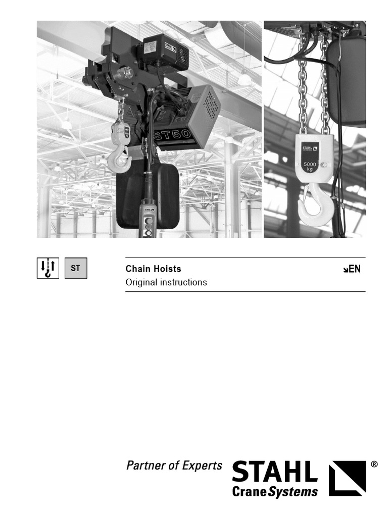 ST - Operating Instructions | PDF | Crane (Machine) | Electrician