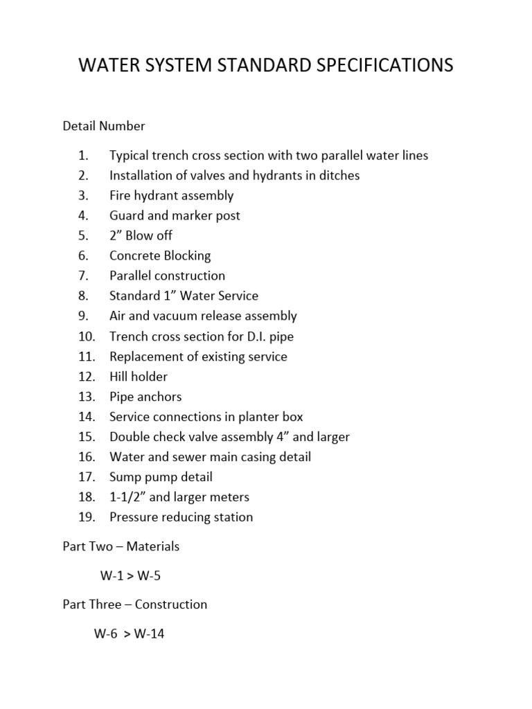 Ccud Water Specs-Details | PDF