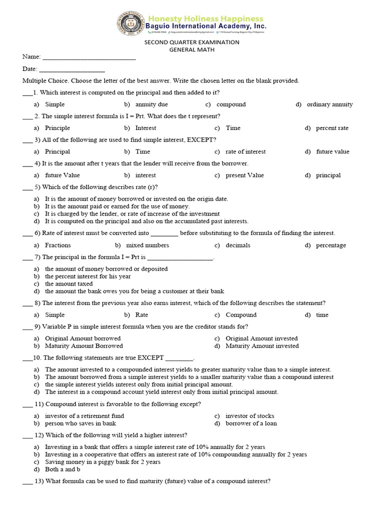 Gen Math 2nd Quarter | PDF