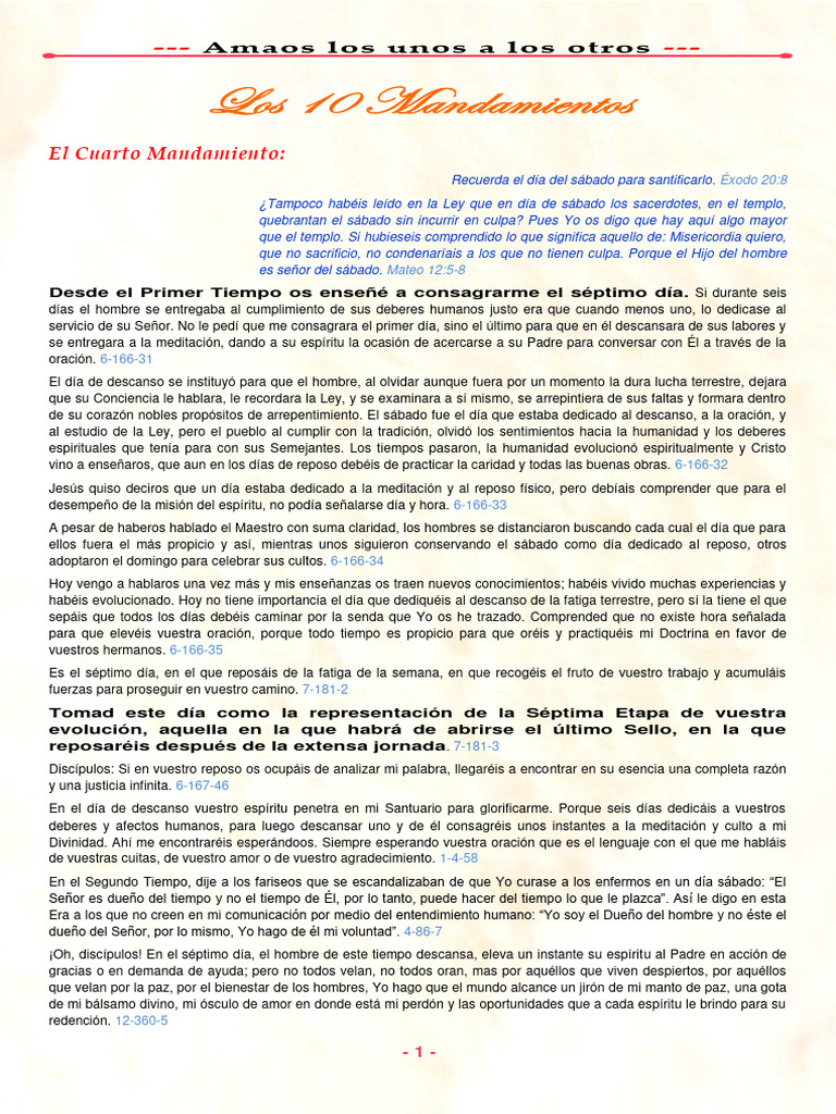 9 El Cuarto Mandamiento | PDF
