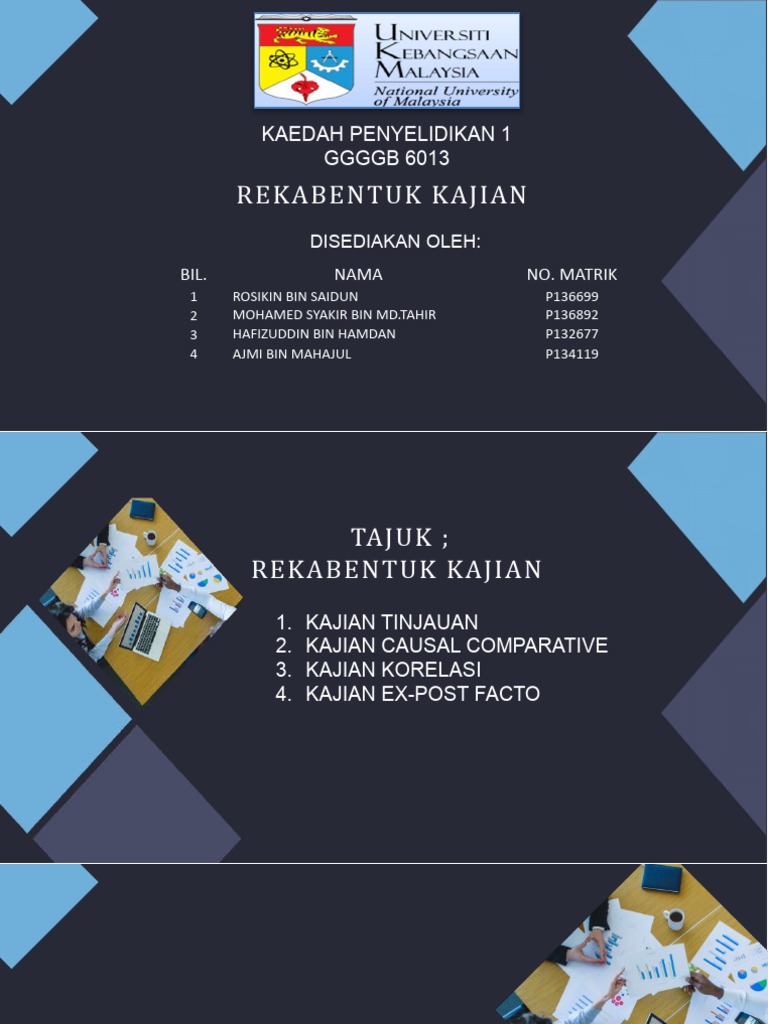 Rekabentuk Kajian KP1 | PDF