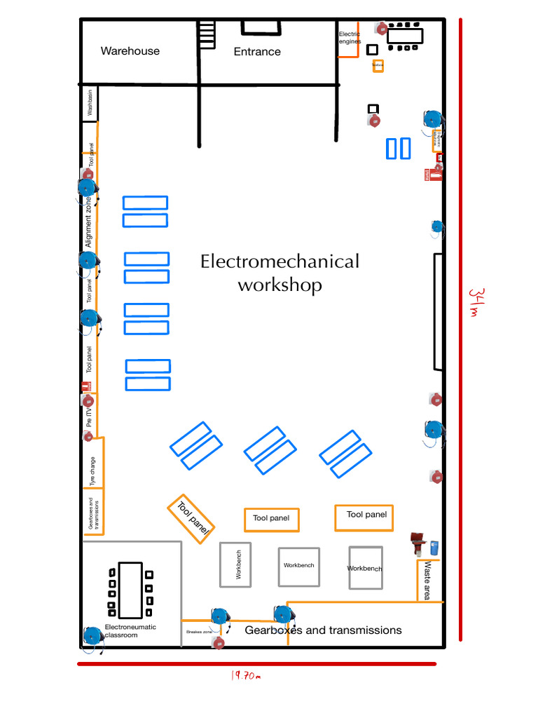 Automotive Workshop Layout | PDF